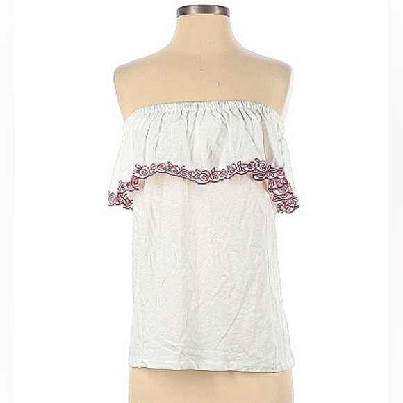 J. Crew | Tops | Nwt New J Crew Womens Floral Embroidered Shoulderless ...